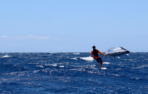 Team Rider Kyle Mackie completes the Maui to Molokai 27 Mile Downwind